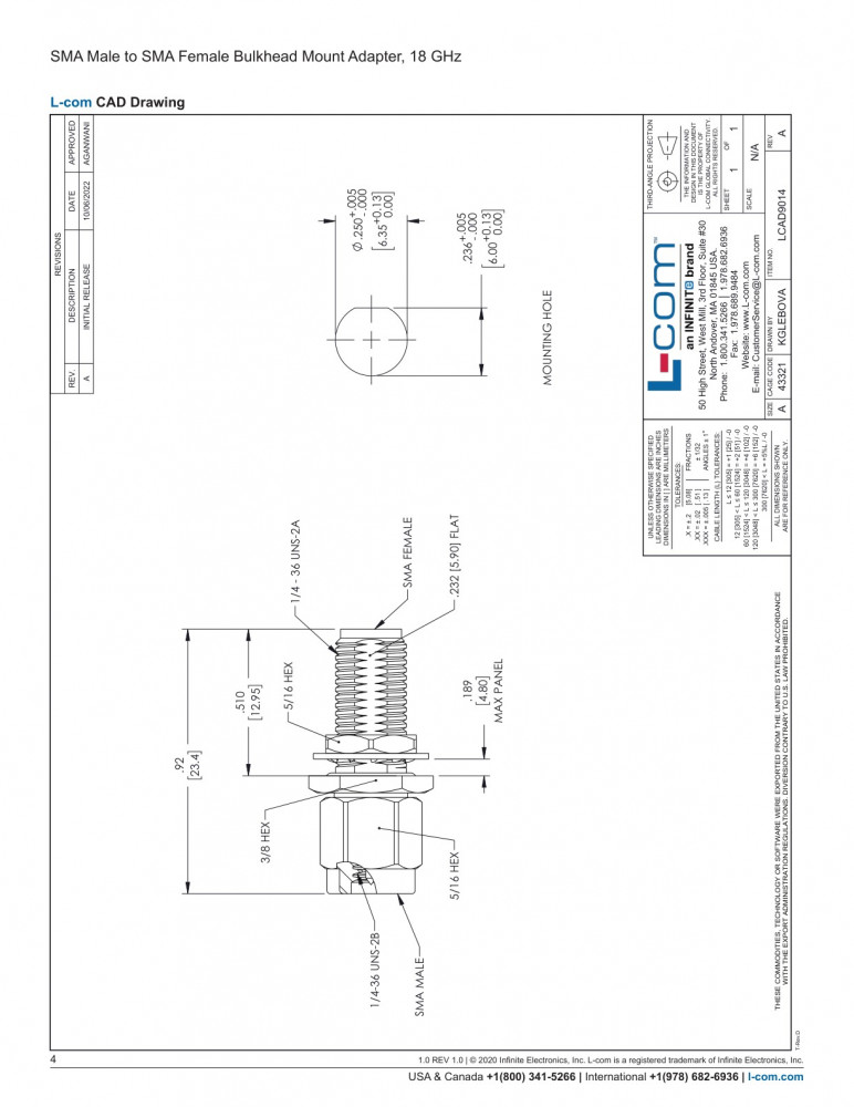 LCAD9014 technical document page 4