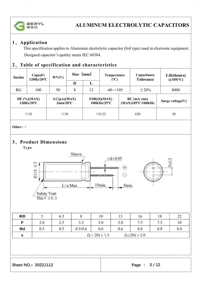 RG050M101LO8*12TA-1A1Et specification page 3