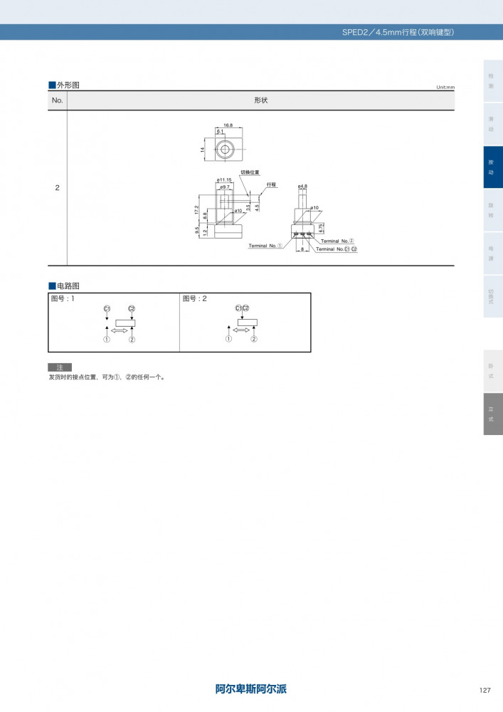 SPED210203 product specification page 2