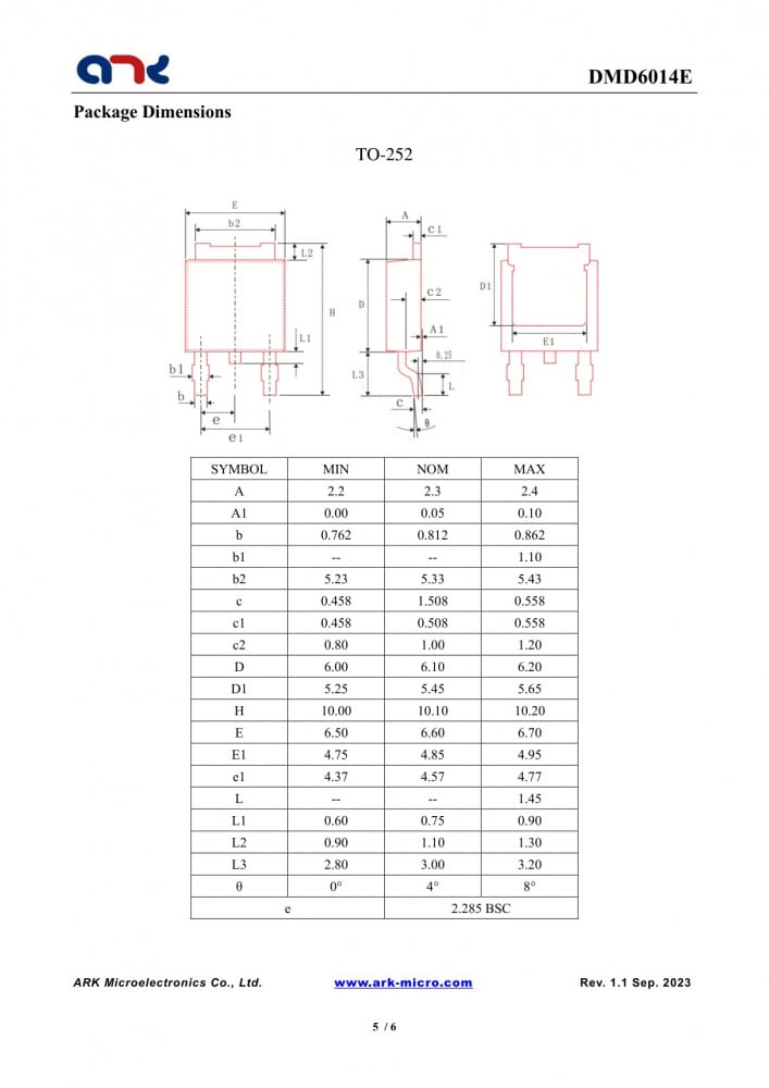 DMD6014E datasheet page 5