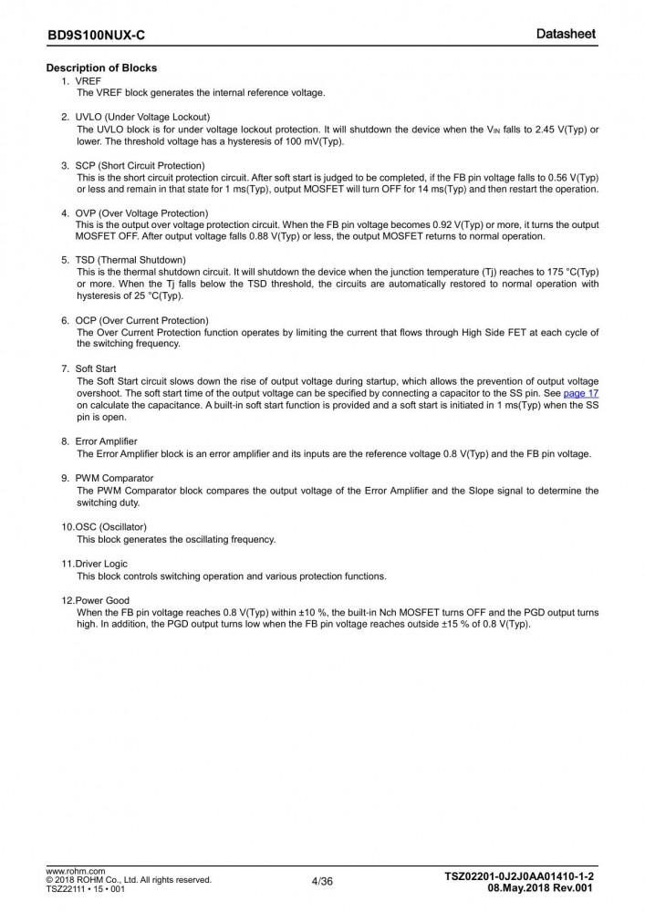 BD9S100NUX-CE2 datasheet page 4