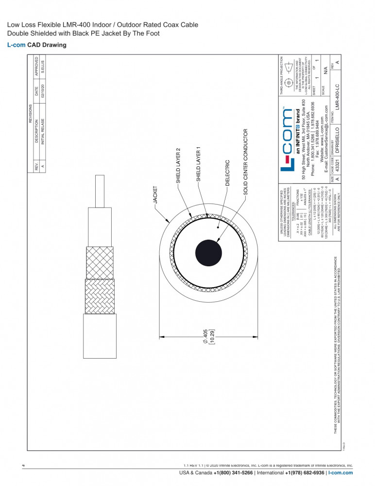 LMR-400-LC technical document page 4