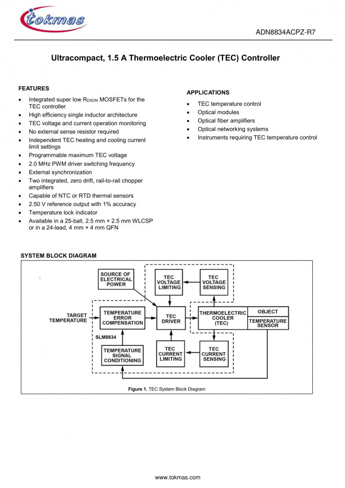 ADN8834 technical document page 1