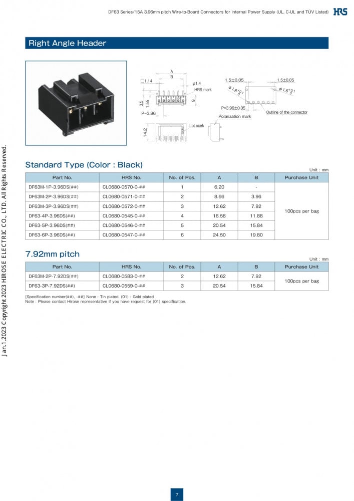 HRS DF63 catalog page 7