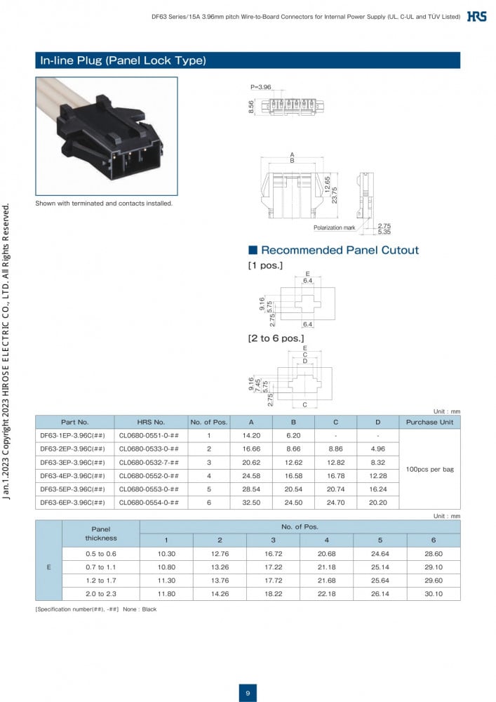 HRS DF63 catalog page 9