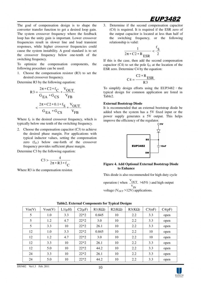 EUP3482DIR1 datasheet page 10