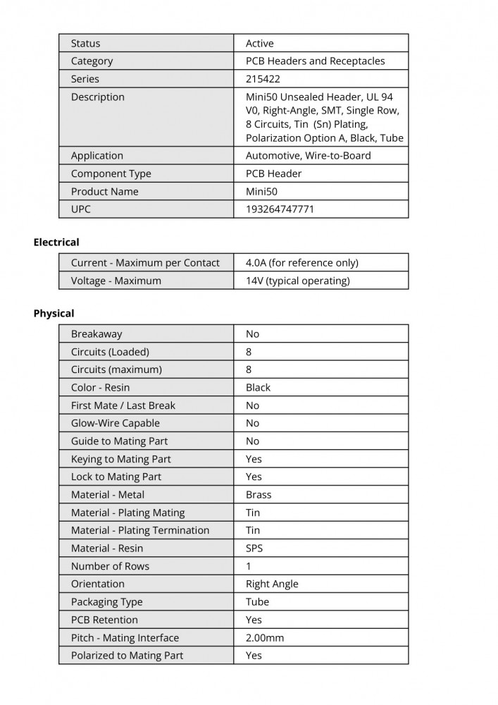 Product document preview, page 2