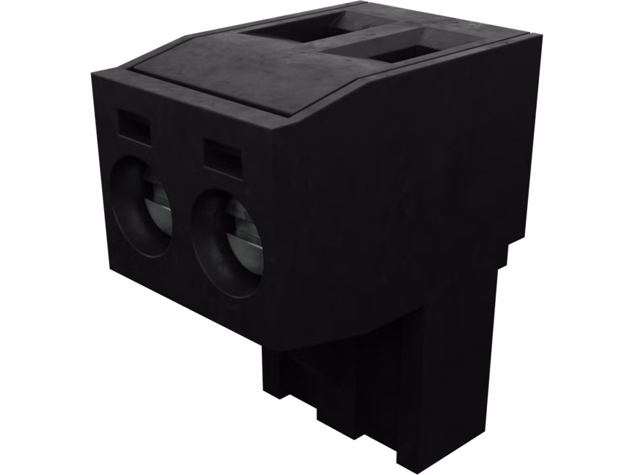 5.08mm Pitch Eurostyle Horizontal Plug, with Standard Imprinting, Black, 2 Circuits for sale