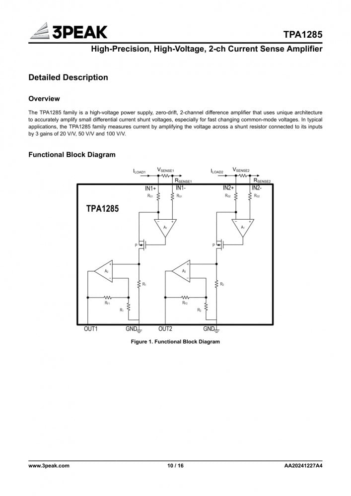 TPA1285T-VR-S datasheet page 10