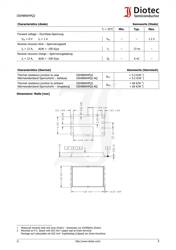 DIOTEC DI048N04PQ2 datasheet page 3