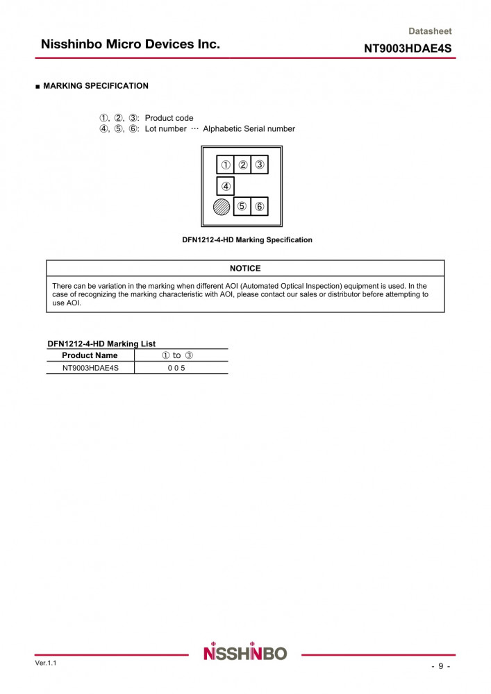 NT9003HDAE4S document page 9