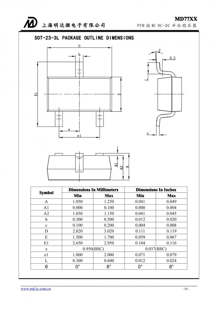 MD7736 datasheet page 10