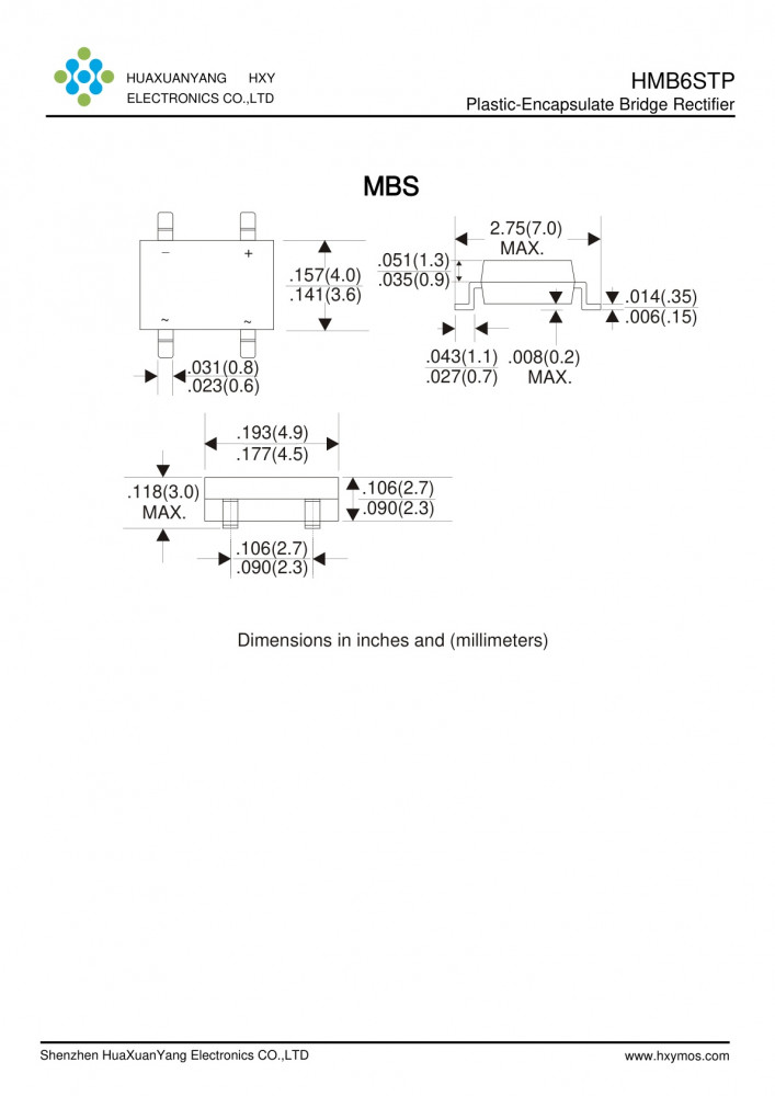 HMB6STP technical document page 3
