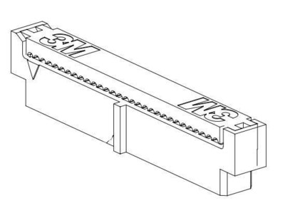 3M 152244-0100-GB Free Hanging Panel Mount Chip
