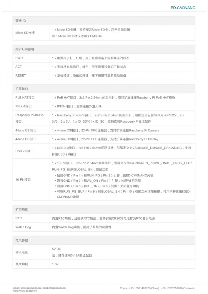 ED-CM0NANO datasheet page 3
