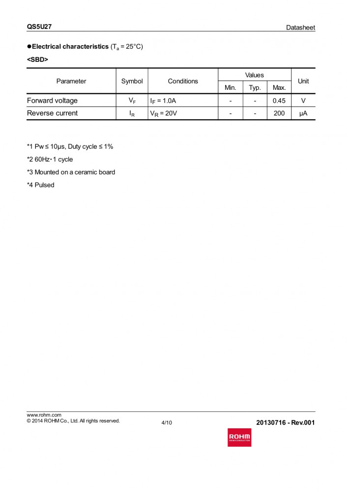 QS5U27TR datasheet page 4