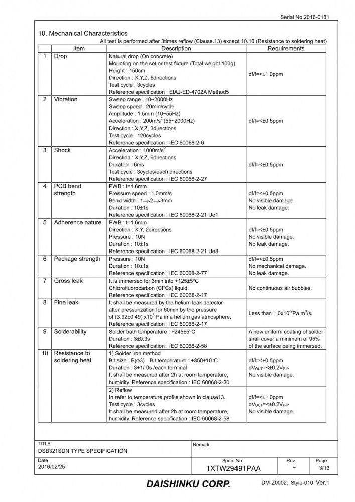 KDS DSB321SDN specification page 4