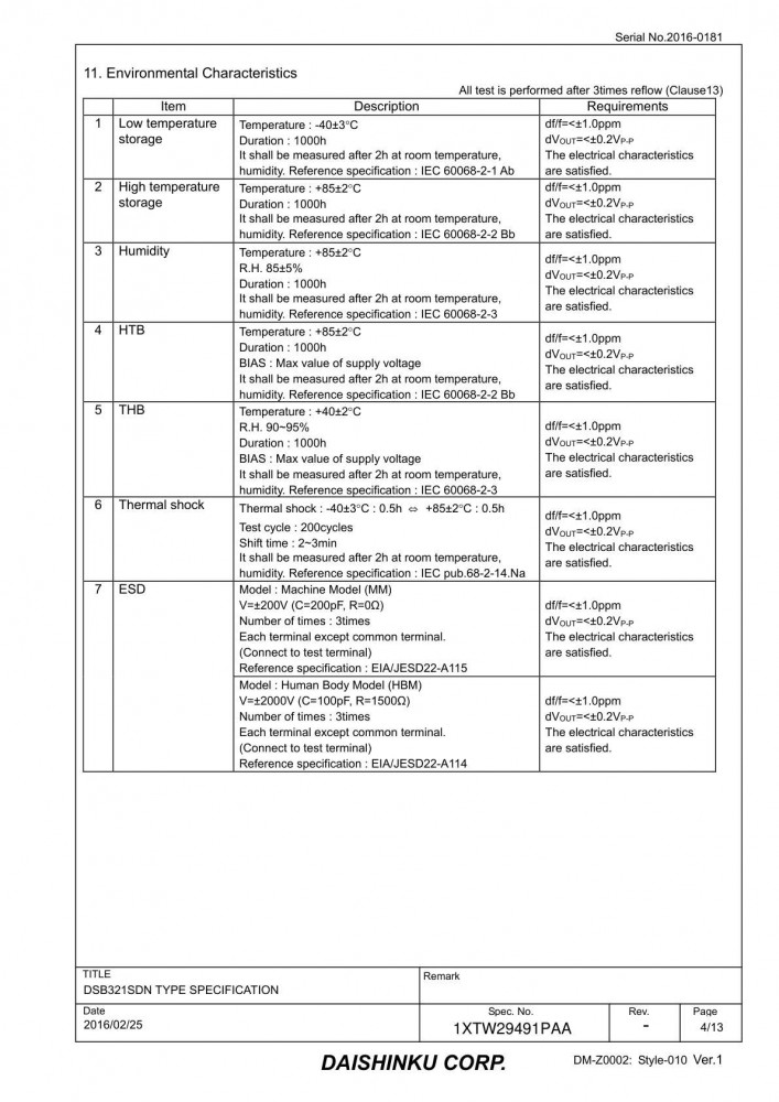 KDS DSB321SDN specification page 5