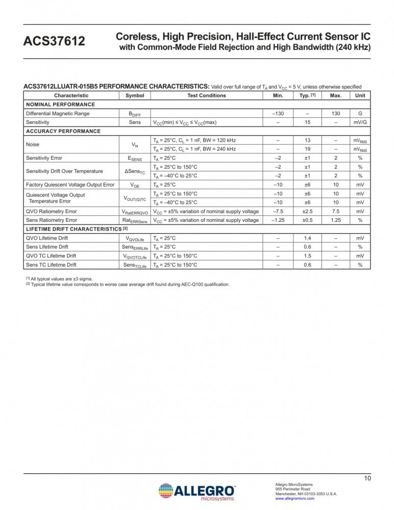 ACS37612 datasheet page 10