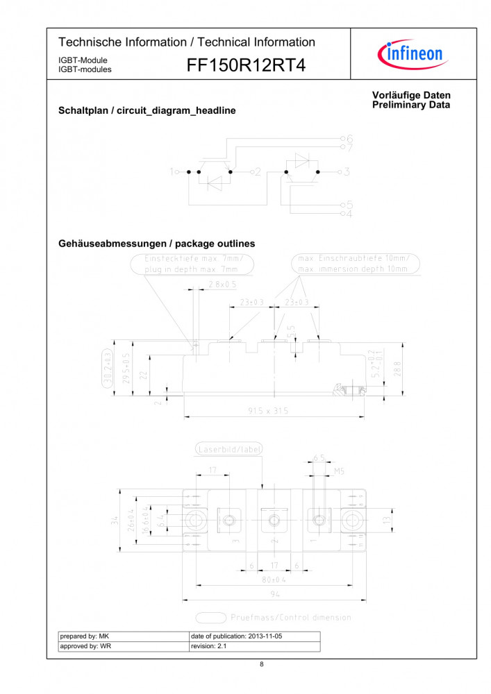 FF150R12RT4 datasheet page 8