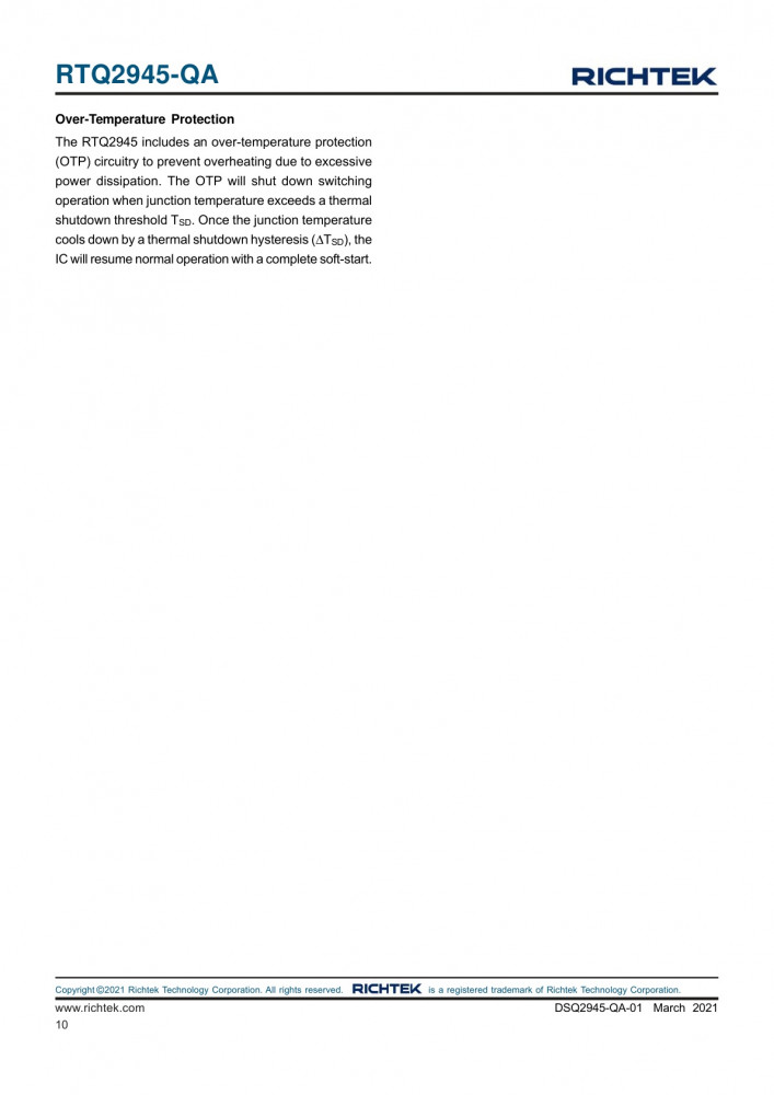 RTQ2945GQW-QA datasheet page 10