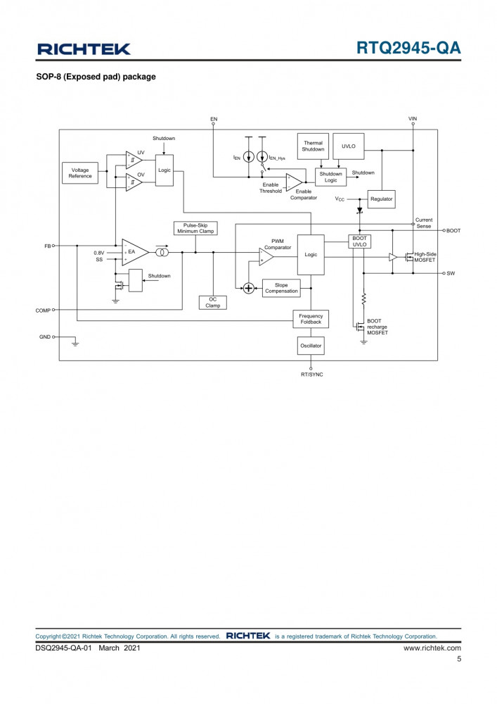 RTQ2945GQW-QA datasheet page 5