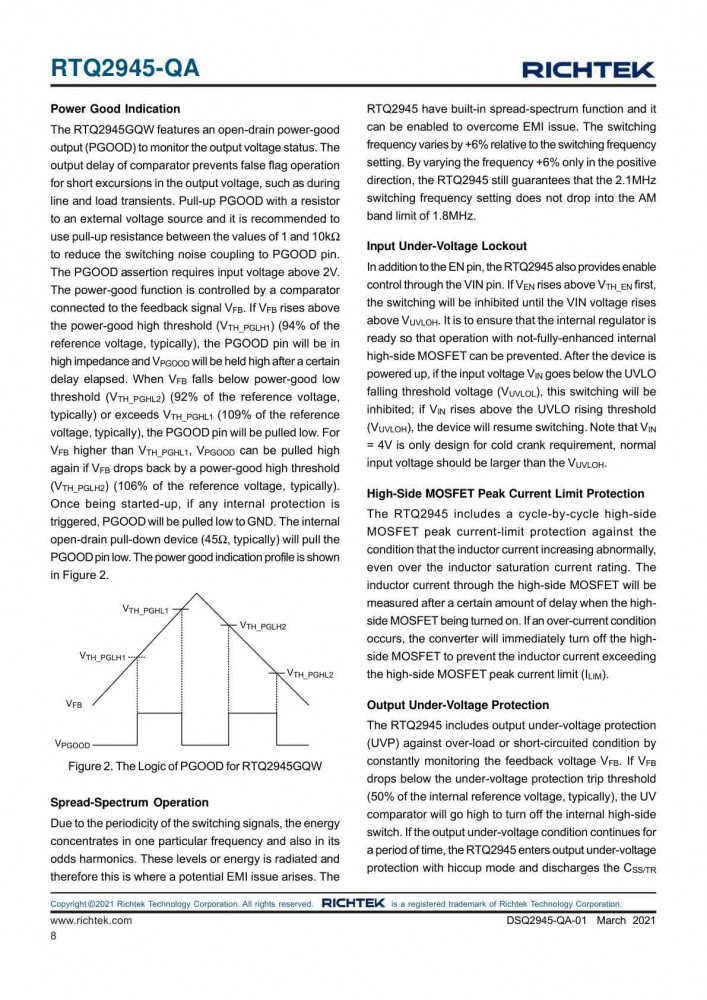 RTQ2945GQW-QA datasheet page 8