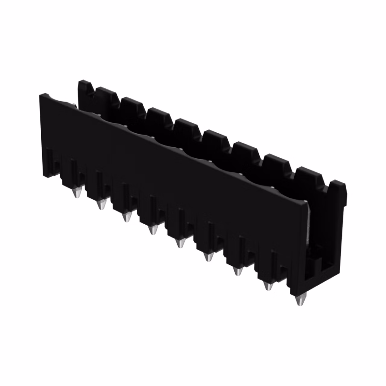 5.08mm Pitch Eurostyle Vertical PCB Header, Open Ends, 9 Circuits for sale