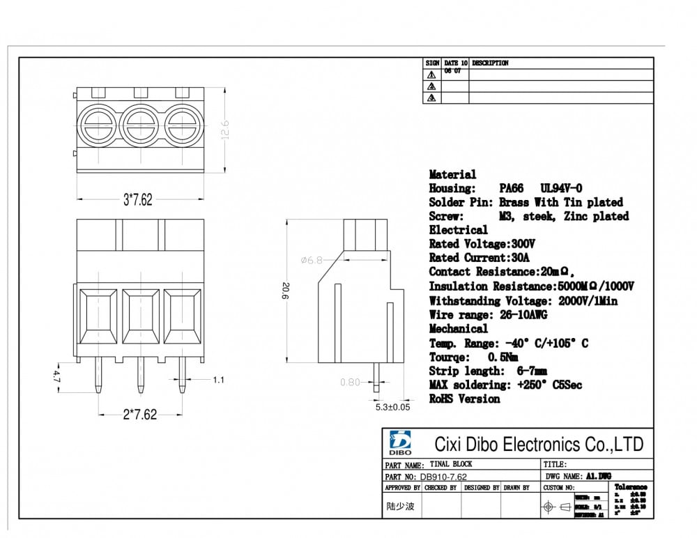 DB910-7.62 product documentation preview
