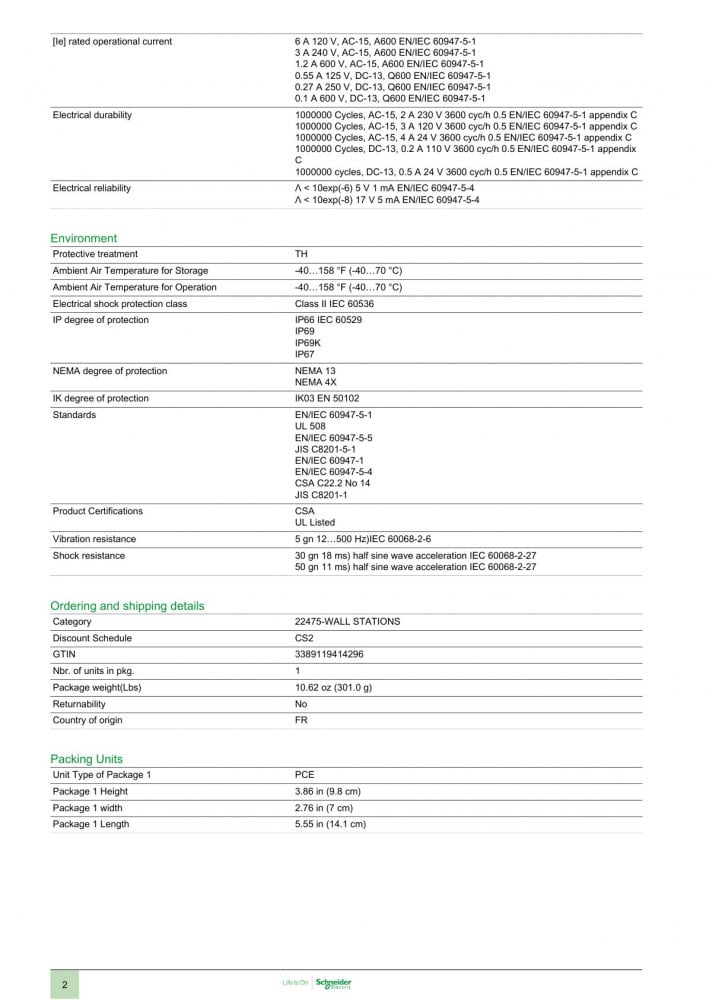 XALD324H7 technical document page 2