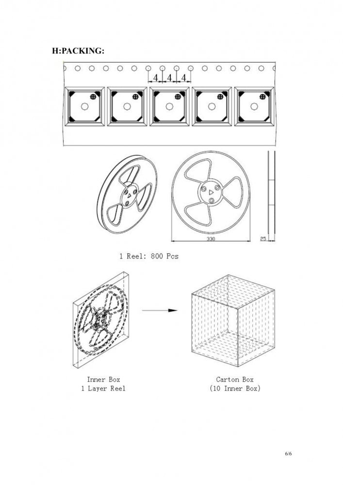 GSC8530YA packing page