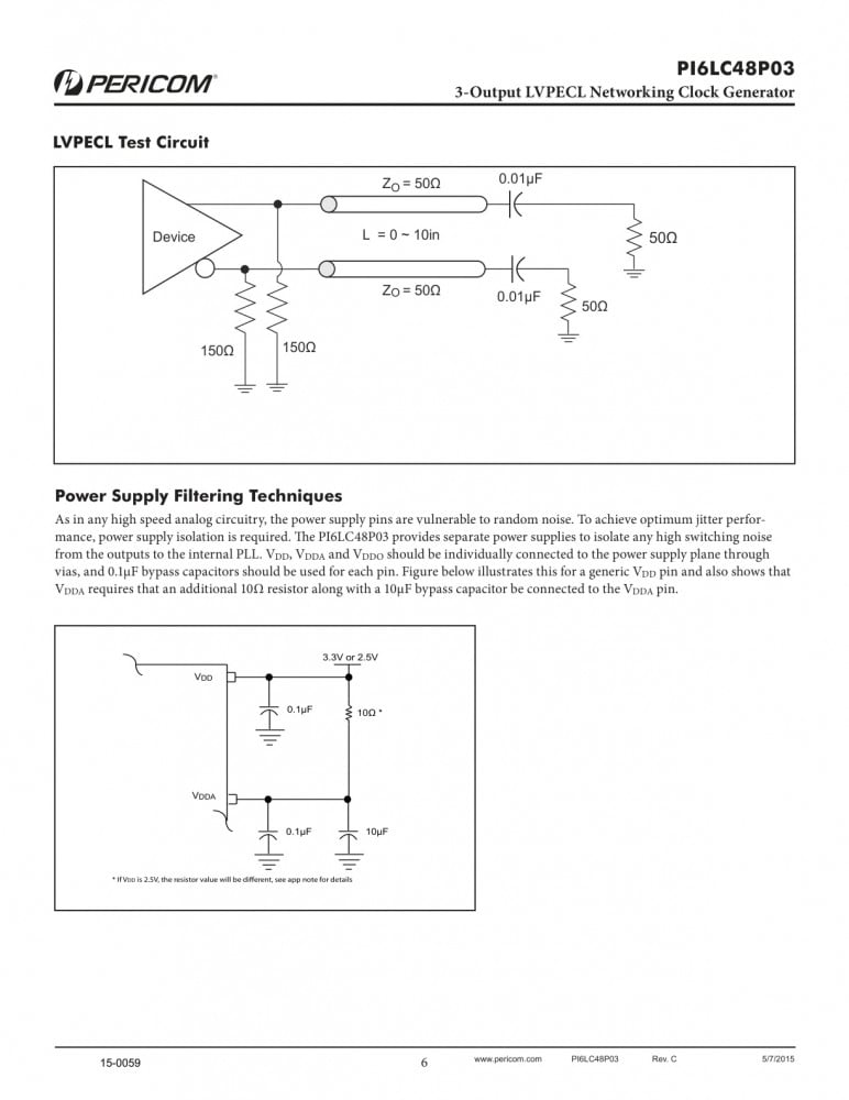 PI6LC48P03LIE datasheet page 6