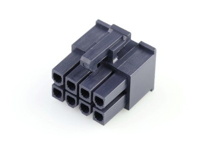 Mini-Fit Versa Color Receptacle Housing, Dual Row, Nylon 6/6 UL 94V-0, 6 Circuits, Glow-Wire Capable, Green