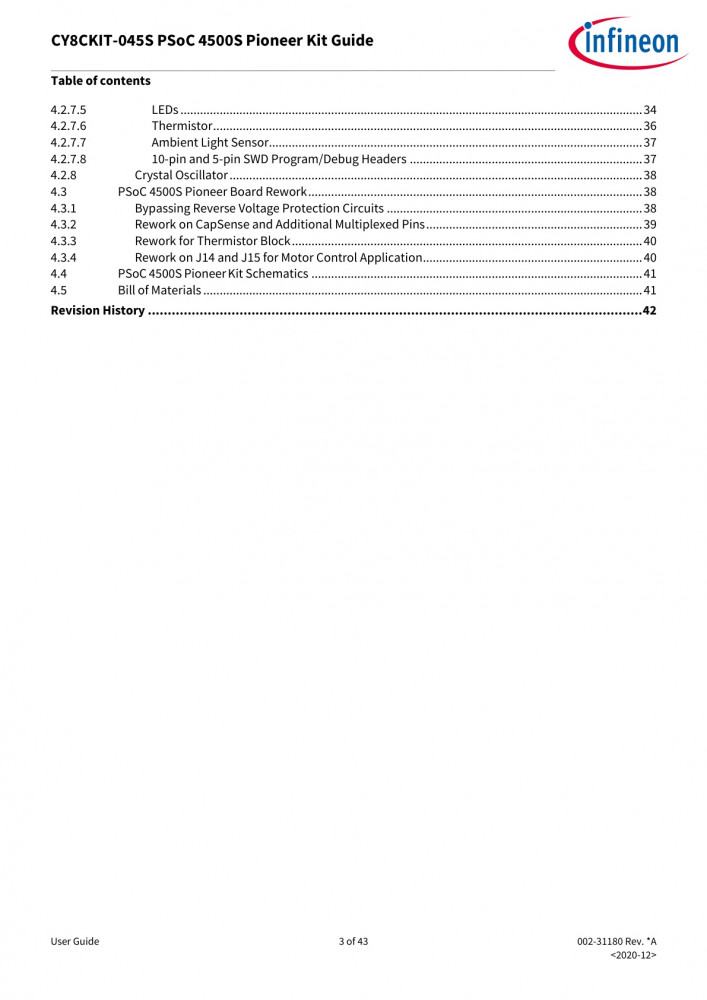 CY8CKIT-045S guide page 3
