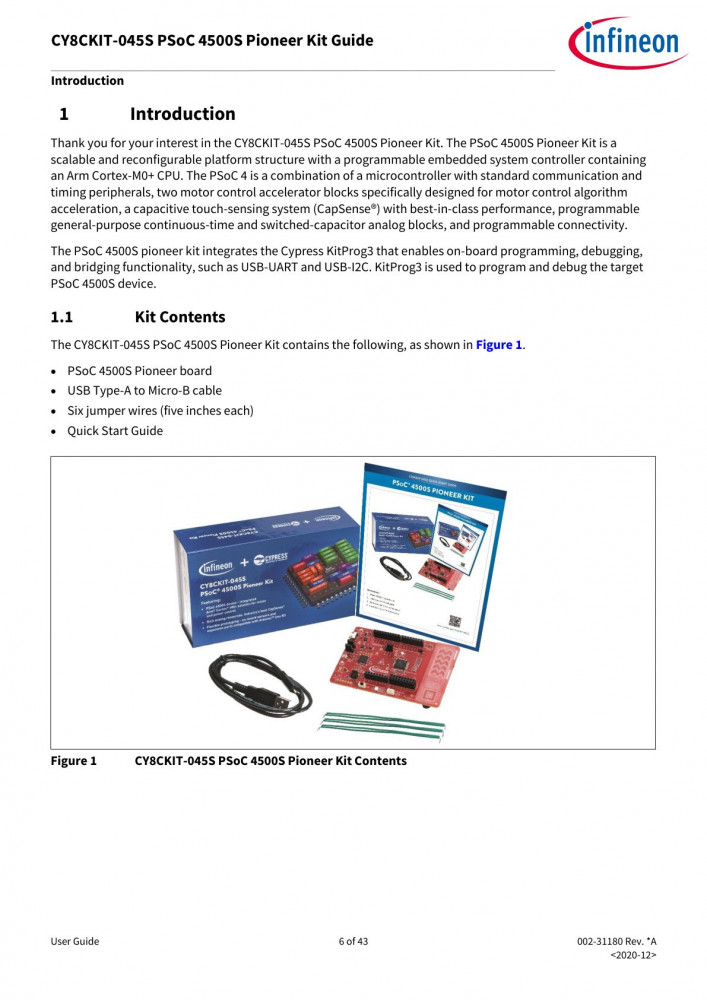 CY8CKIT-045S guide page 6