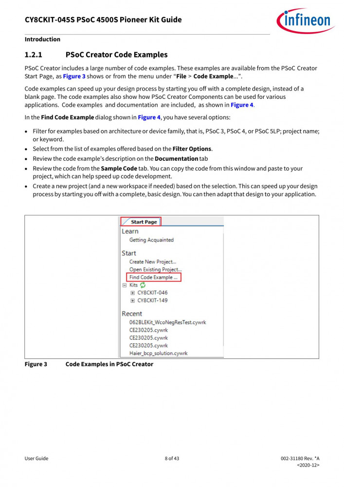 CY8CKIT-045S guide page 8