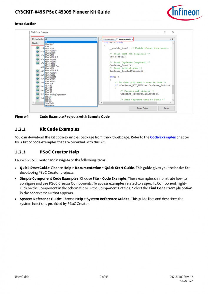 CY8CKIT-045S guide page 9