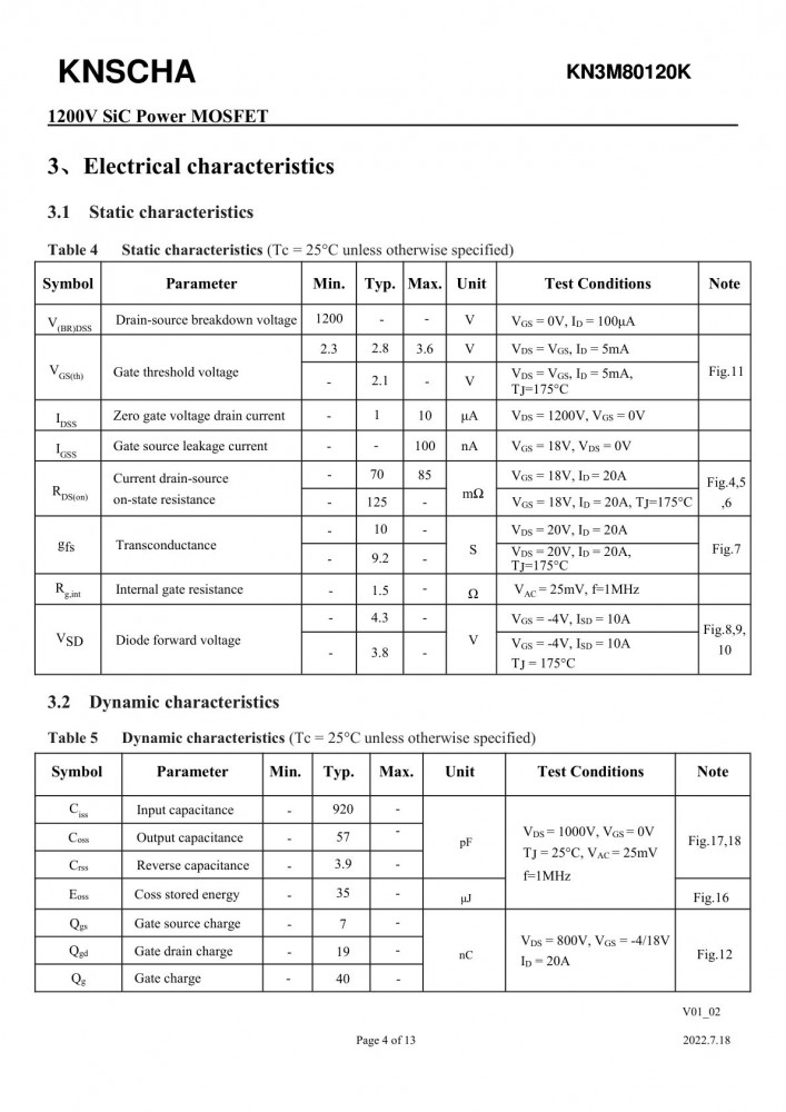 KN3M80120K datasheet page 4