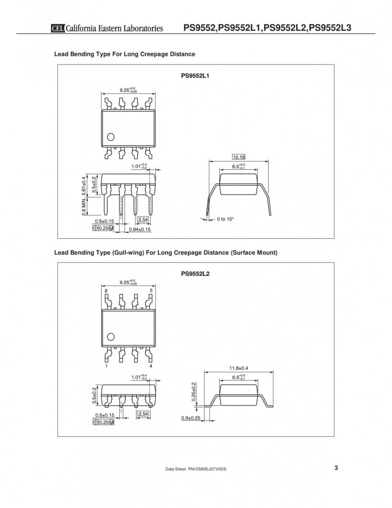 PS9552L3-AX datasheet page 3