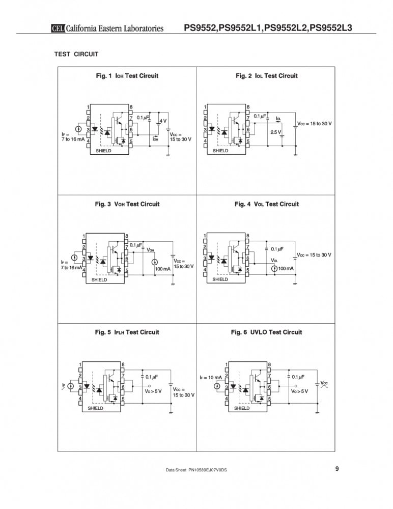 PS9552L3-AX datasheet page 9