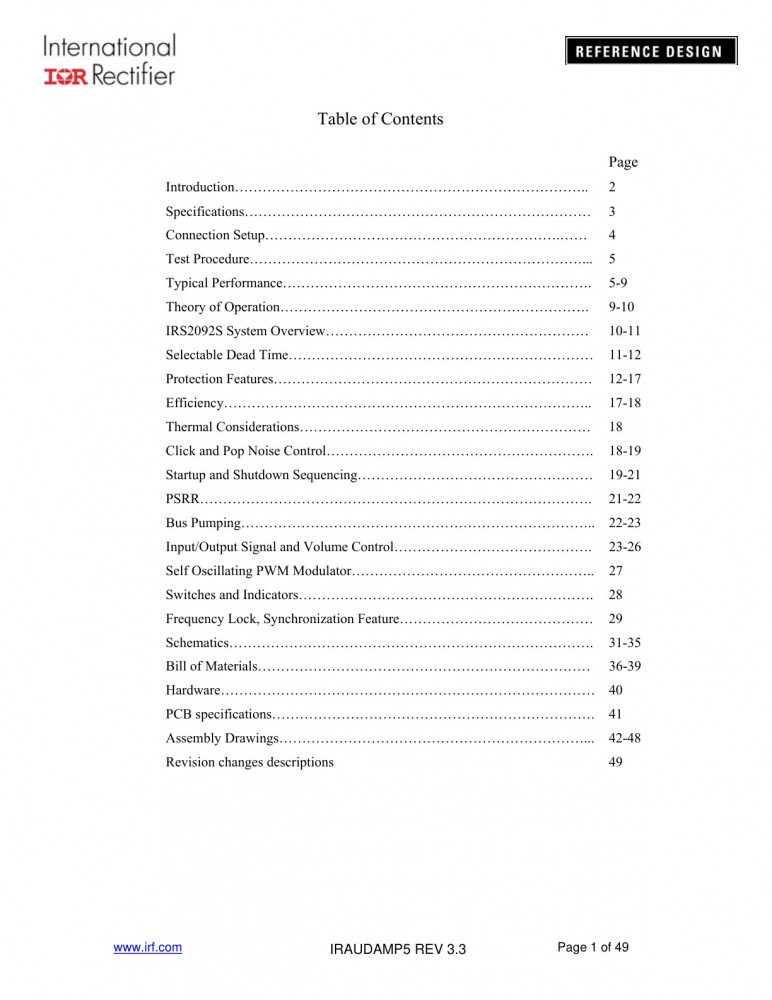 IRAUDAMP5 reference document page 2