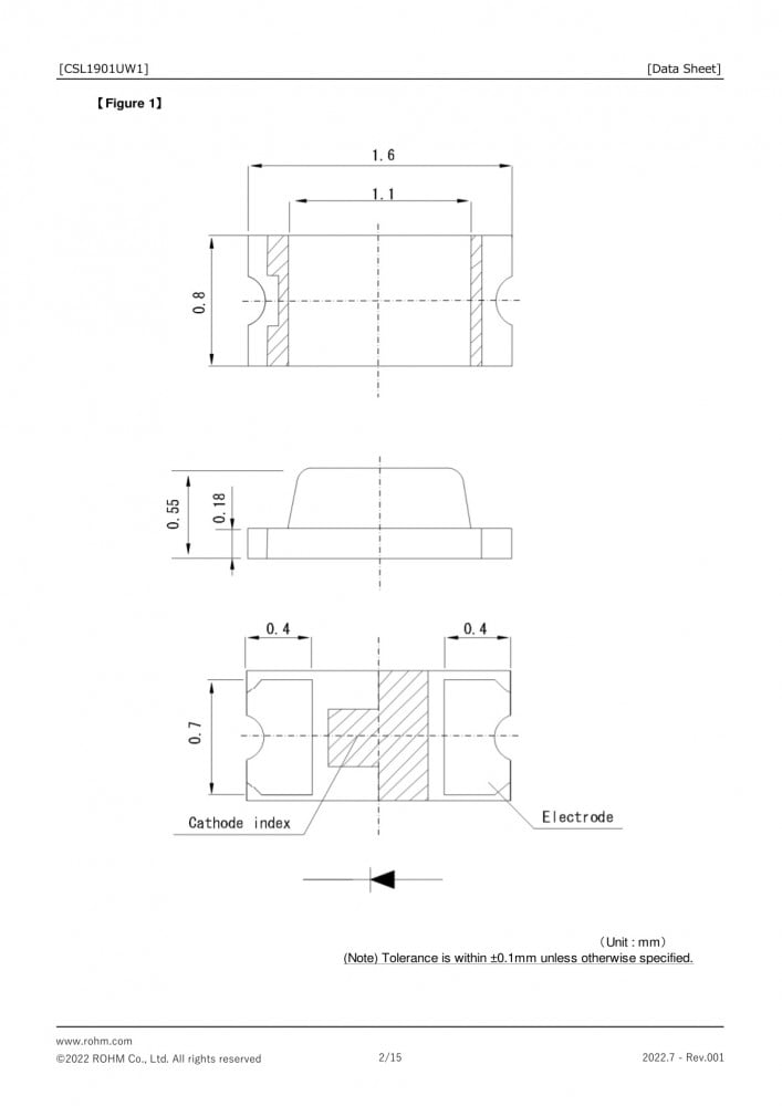 CSL1901UW1 technical document page 2