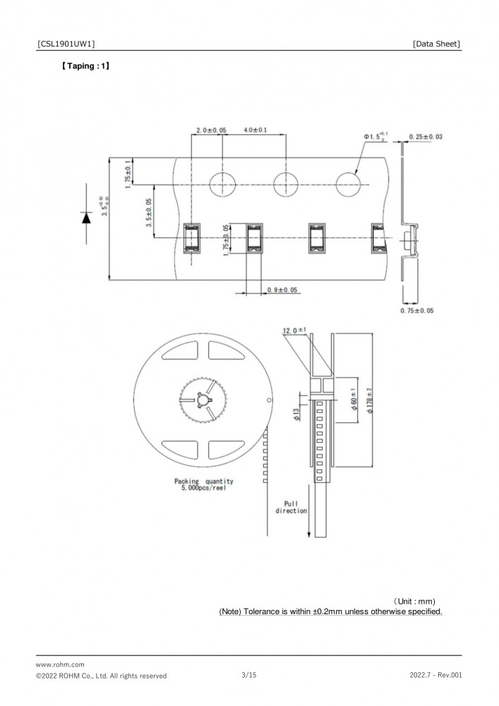 CSL1901UW1 technical document page 3