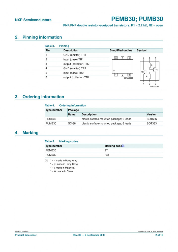 PEMB30 datasheet page 3