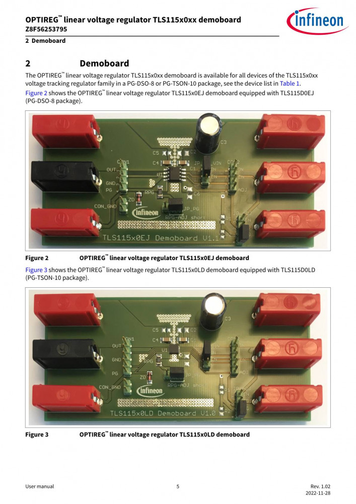 TLS115D0EJ demoboard document page 5