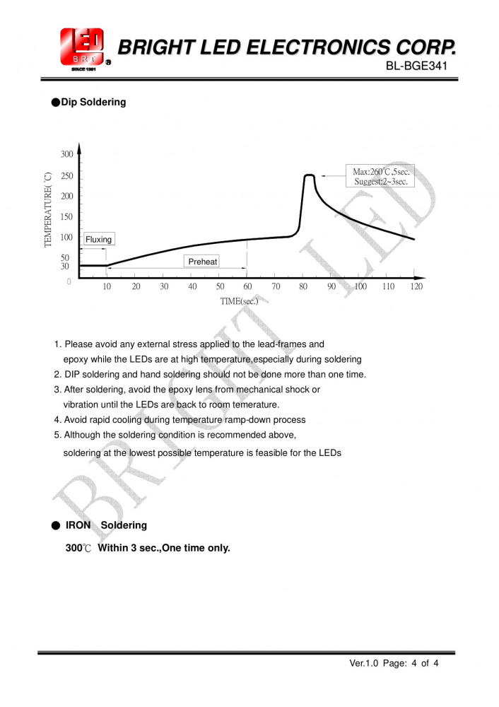 BL-BGE341 technical document page 4