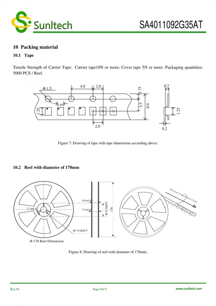 SA4011092G35AT datasheet page 9