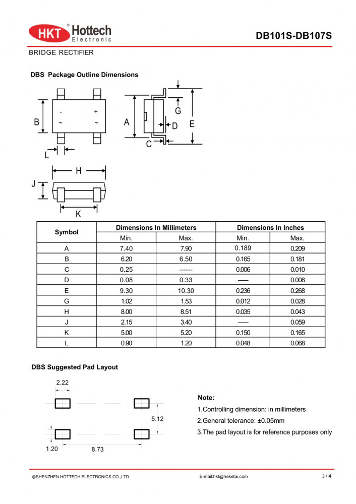 DB107S datasheet page 3
