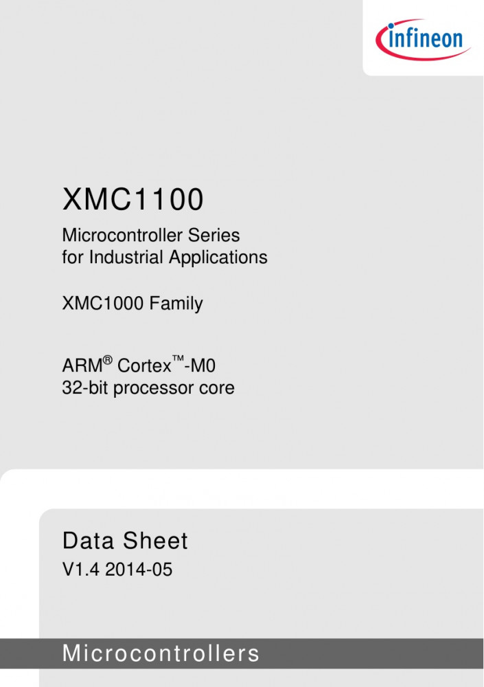 XMC1100 datasheet page 3