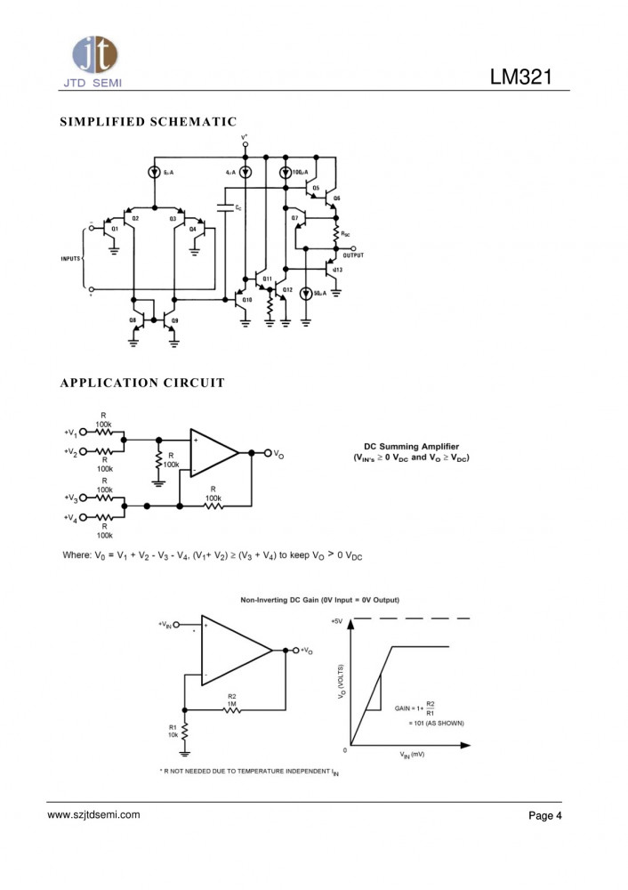 JTDLM321 datasheet page 4